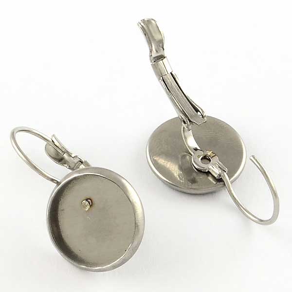 Beads & Findings :: Findings :: Ear Wires :: Cabochon Earrings Setting ...