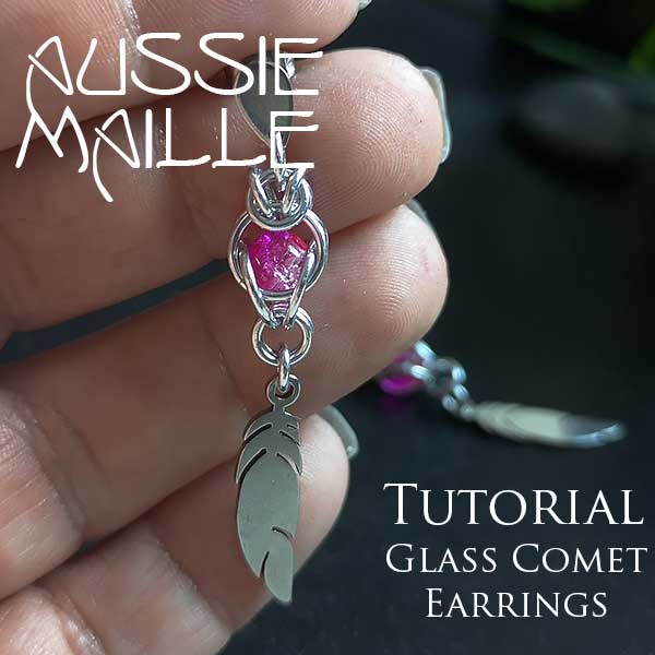 Tutorials & Kits :: Tutorials :: PDF Tutorials :: Captive Weaves Family :: Glass Comet Earrings ...